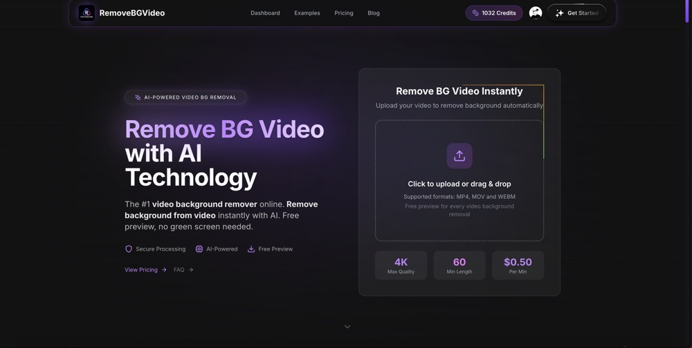 AI Video Background Remover - Remove BG Video Free